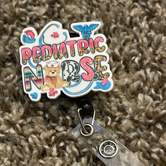 Accessories | Pediatric Nurse Badge Reel | Poshmark